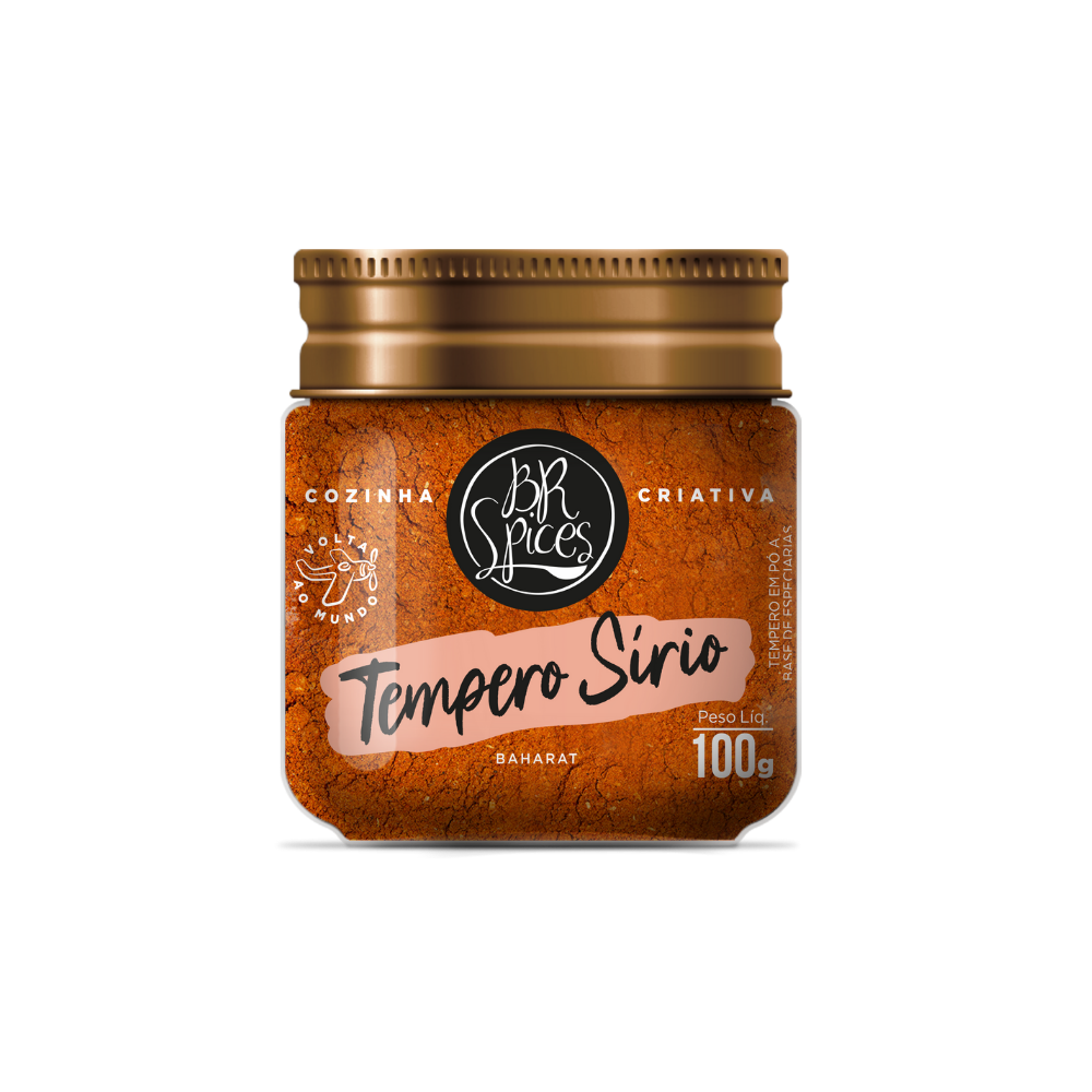 Tempero Sírio Pote 100g | BR Spices
